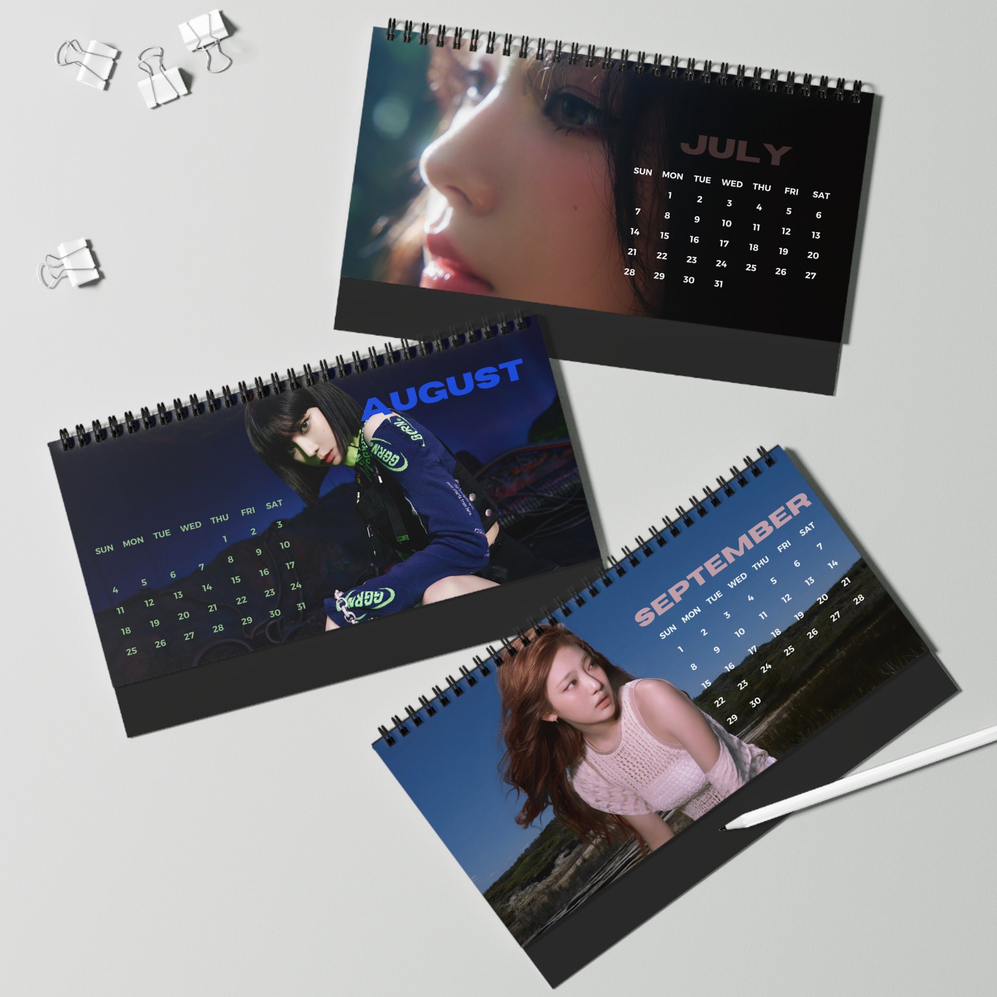 Aespa 2024 Desk Calendar Kpop Desk Calendar, Kpop 2024 New Year, Kpop ...