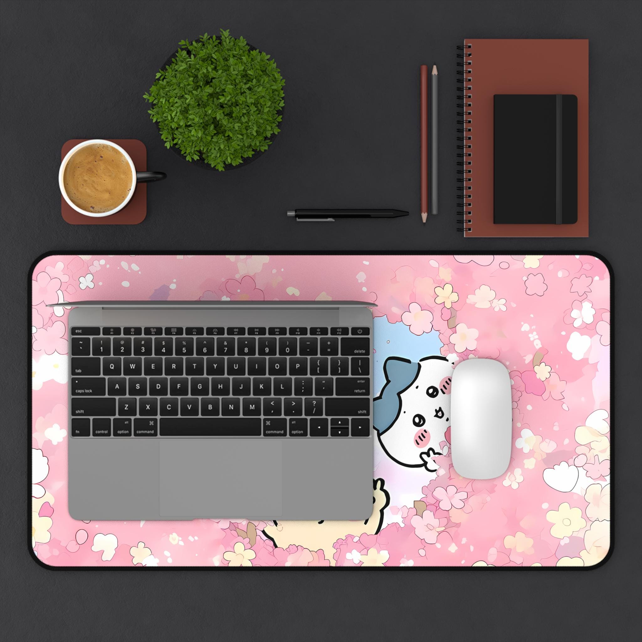 Cute | Pink | Anime | Heart | Gaming | Deskmat | Mousepad | PC Gamer ...