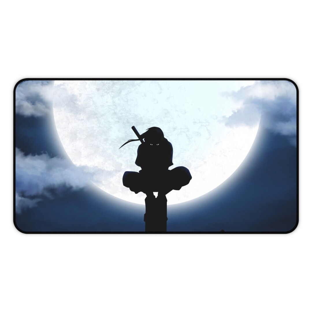 Ninja Moon Desk Mat 3 Sizes Anime Gaming Large Mouse Pad, Desk Decor ...