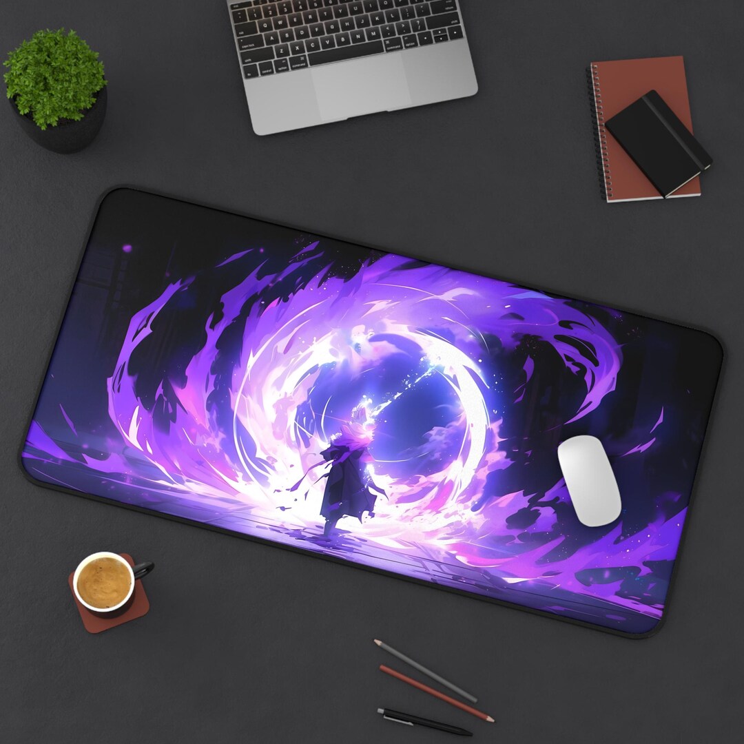 Samurai Warlord Desk Mat | Anime Gaming Pad | Warrior Mousepad | Large ...