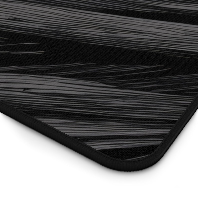 Black White Anime Waifu Kawaii Deskmat | Mouse Pad | Gaming Desk Mat ...
