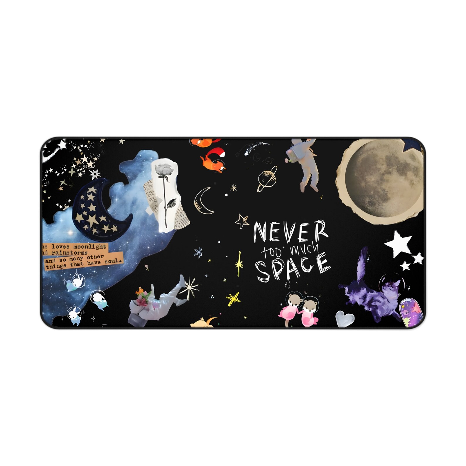 Moon Quote Mouse Pad | Quote Mouse Pad | Moon Anime | Full Moon Mouse ...