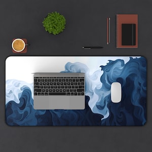 Abstract Waves Mouse Pad | Kawaii Waves Mouse Pad | Kawaii Anime | Cute ...