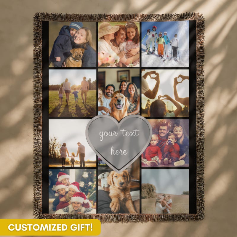 Personalized Picture Blankets in Memory of Loved Ones - Etsy