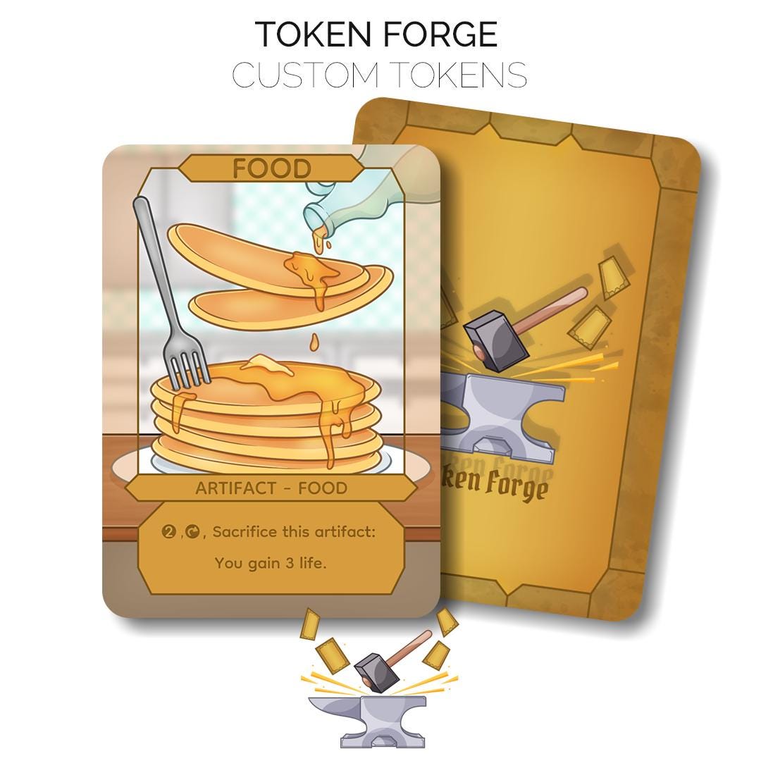 5 Food Tokens for Magic the Gathering - Etsy