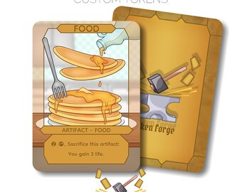 5 Food Tokens for Magic the Gathering - Etsy