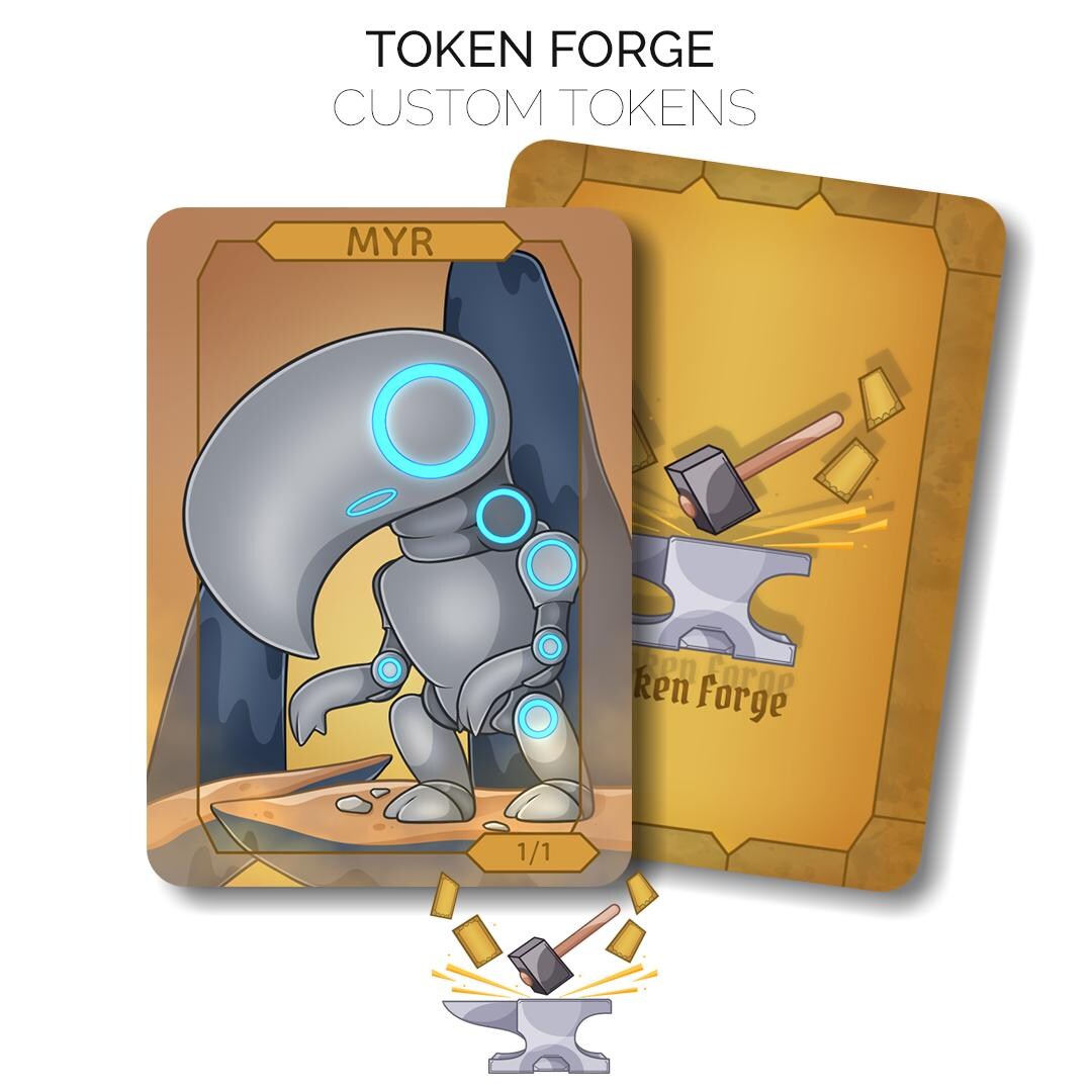 5 Myr Tokens for Magic the Gathering - Etsy