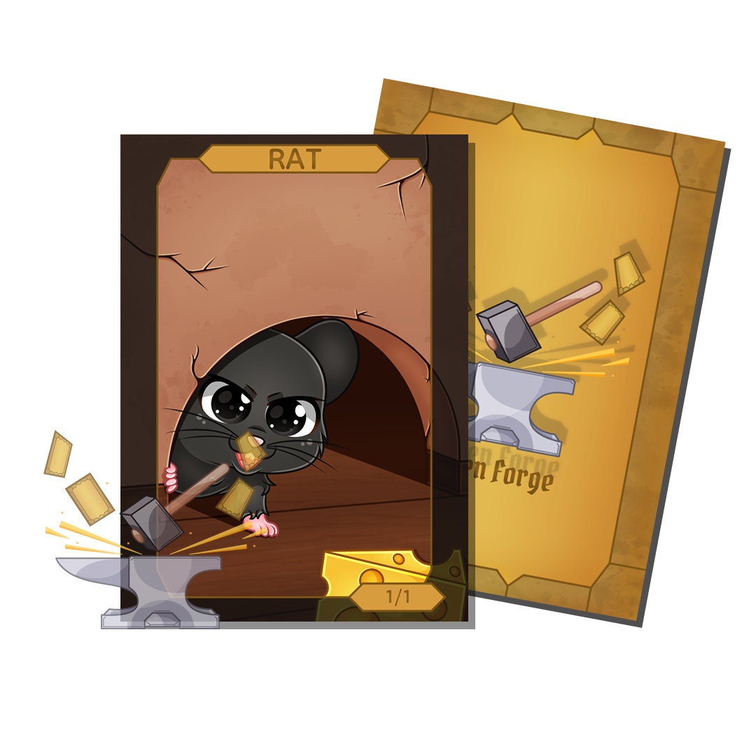 5 Rat Tokens for Magic the Gathering - Etsy