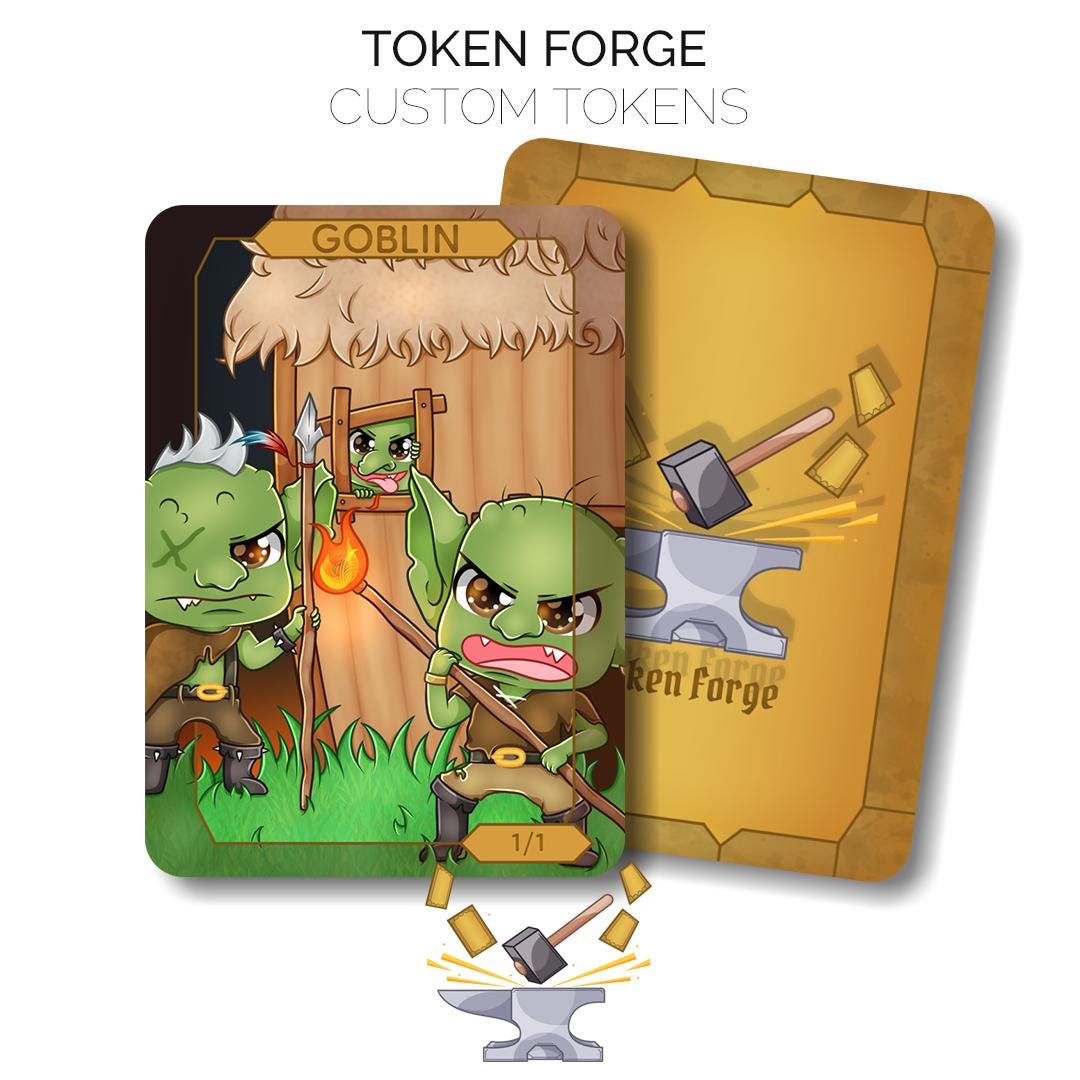 5 Goblin Tokens | Custom Magic the Gathering Tokens | MTG Creature ...
