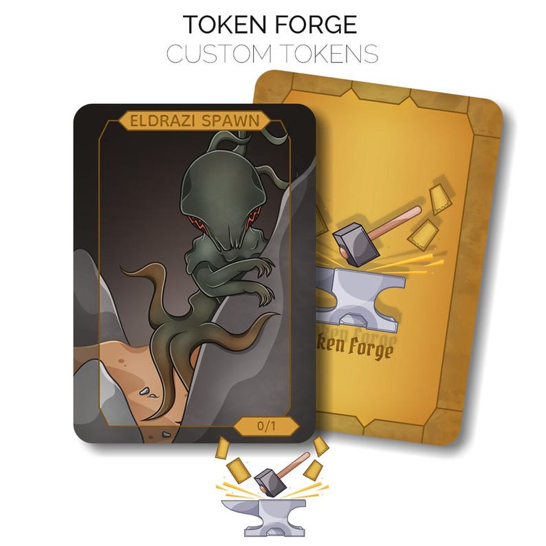 5 Eldrazi Spawn Tokens for Magic the Gathering - Etsy