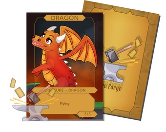 5 Copy Dragon Themed Tokens for Magic the Gathering - Etsy