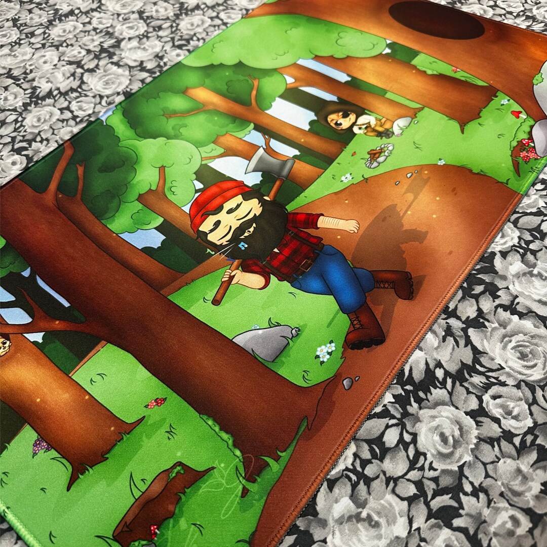 Forest Wanderer Playmat | TCG Desk Mat & Mousepad | MTG, Pokémon, One ...