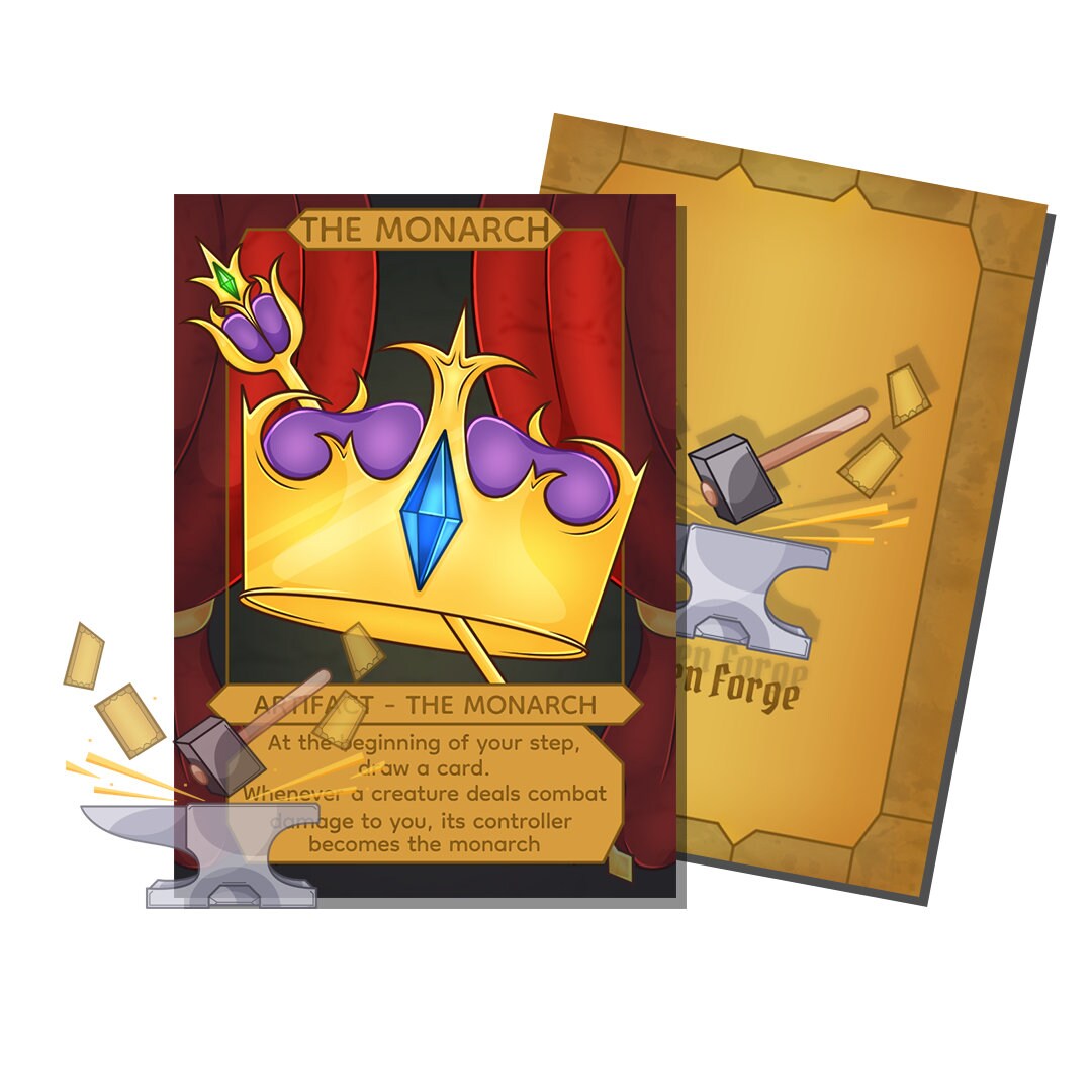 5 Monarch Tokens for Magic the Gathering - Etsy