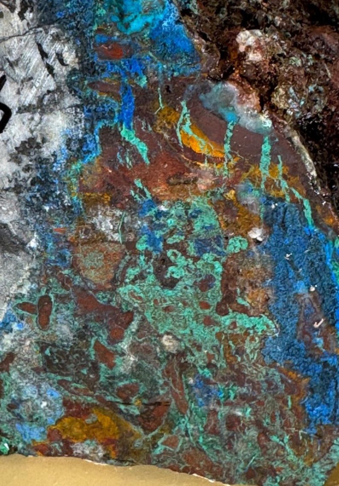 VERY RARE 4.13LB Midnight Apache Chrysocolla Rough AKA Apache Gem ...
