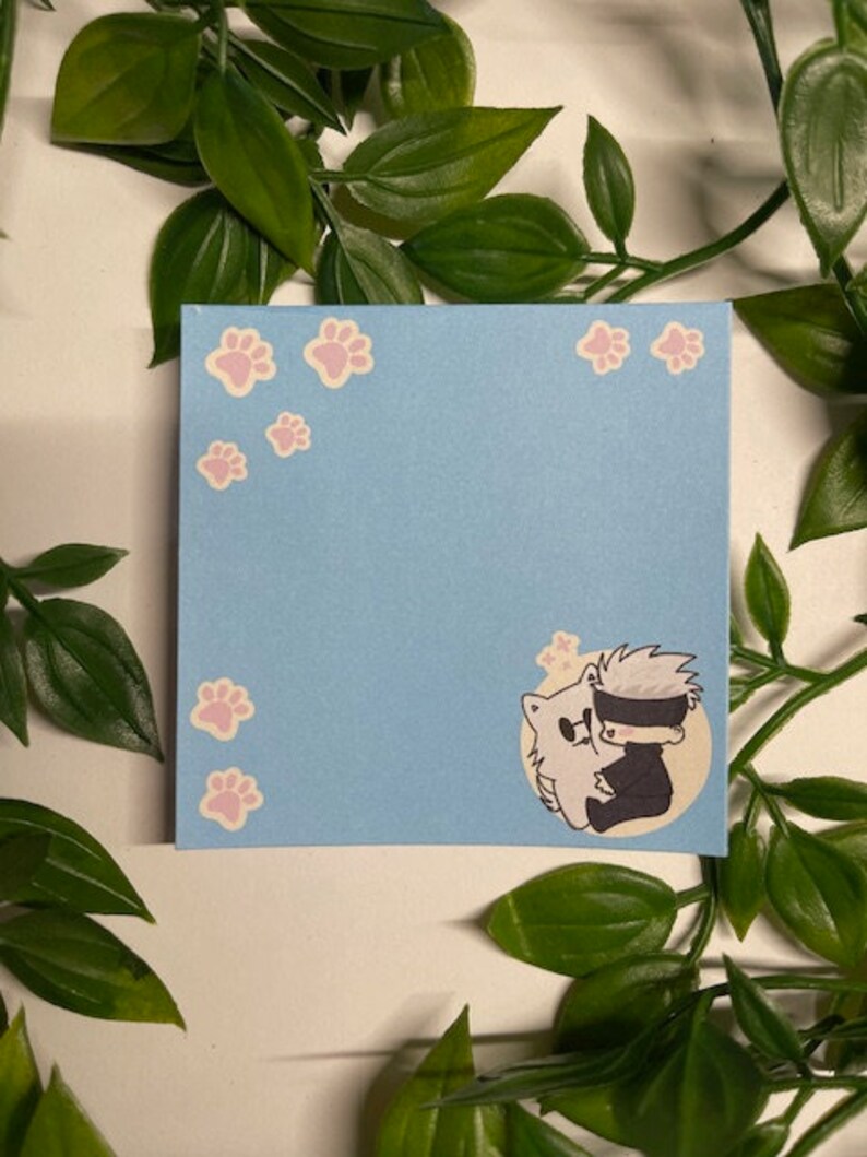 Chibi Gojo Small Notepad - Etsy