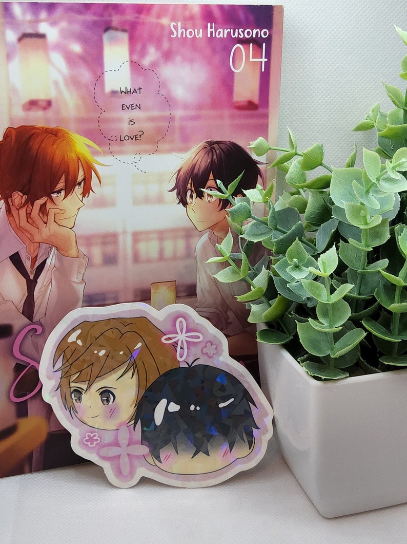 Sasaki and Miyano/ BL Sticker/ Chibi/ Anime Sticker/ Weather Proof ...