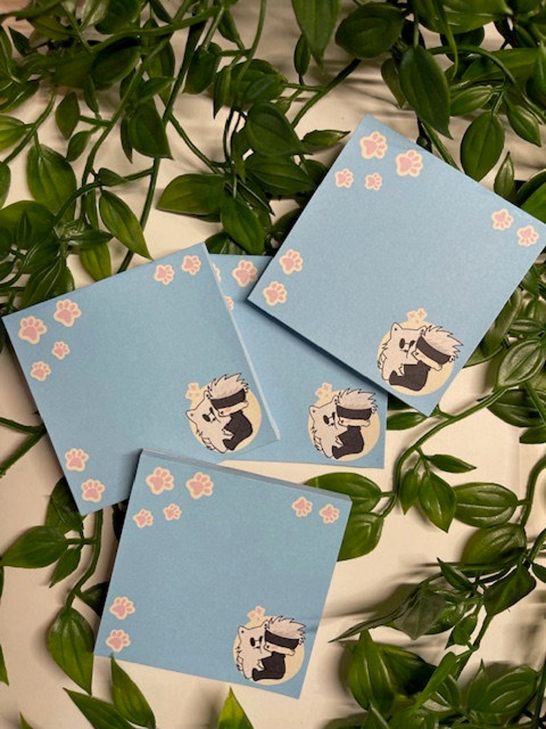 Chibi Gojo Small Notepad - Etsy
