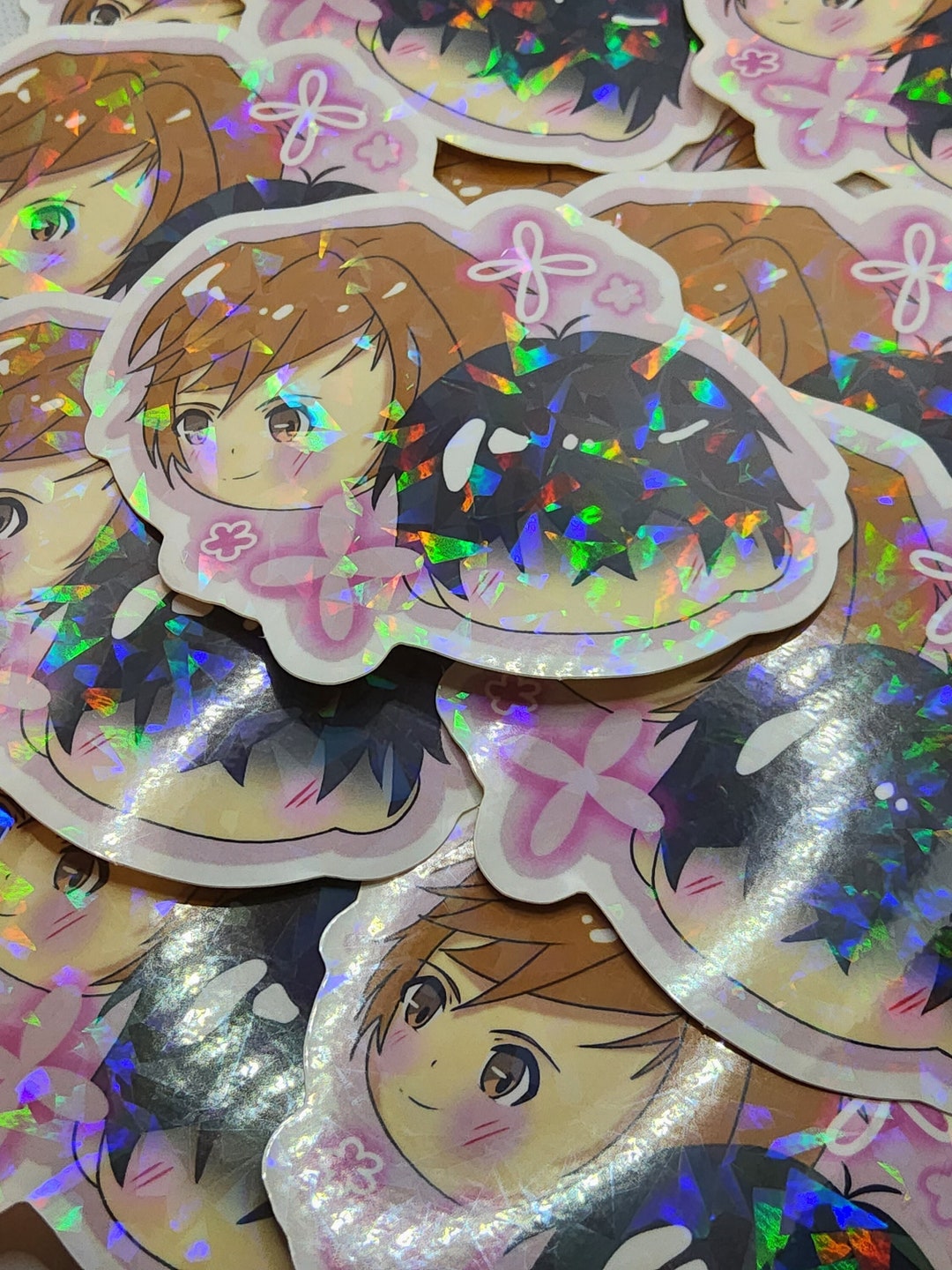 Sasaki and Miyano/ BL Sticker/ Chibi/ Anime Sticker/ Weather Proof ...