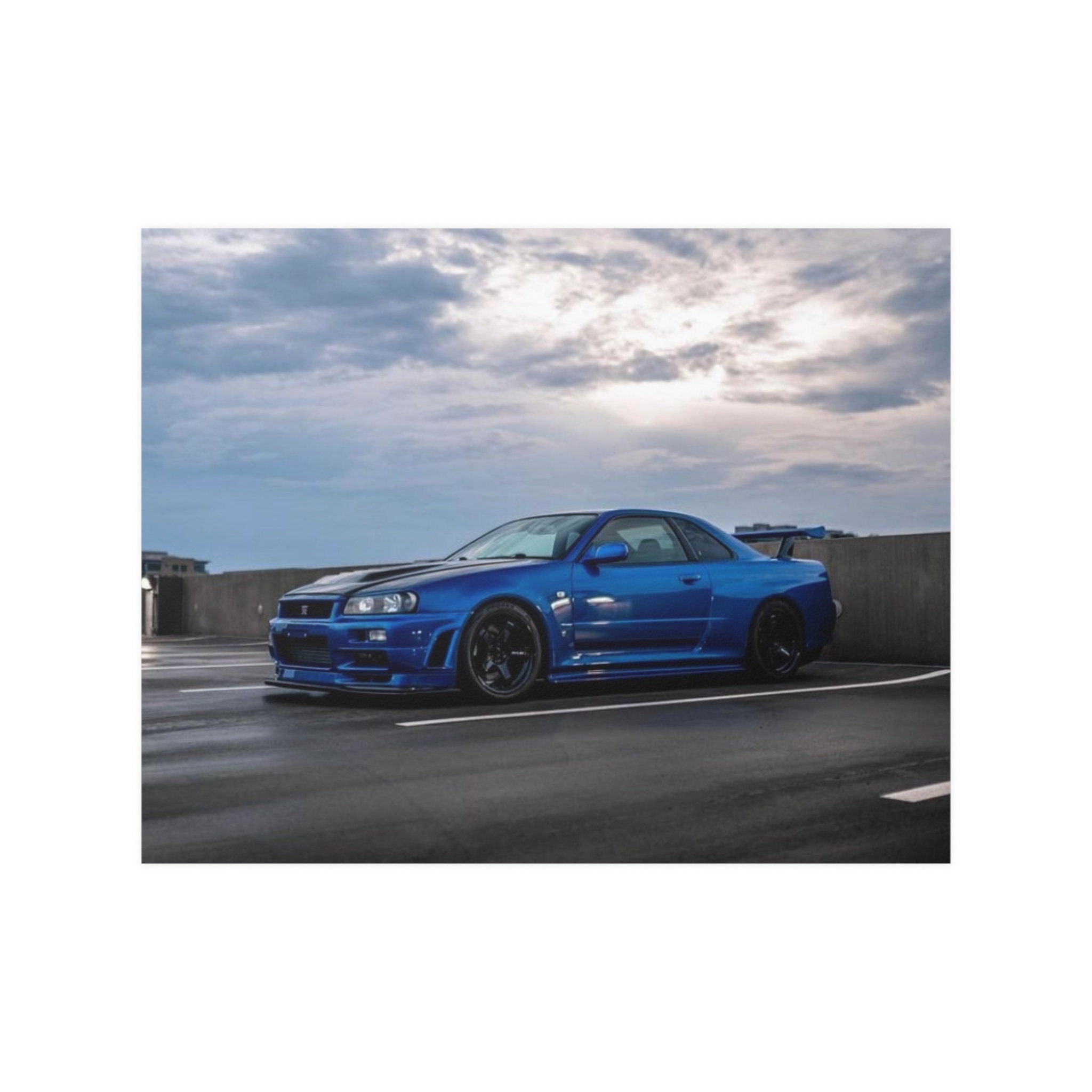 Nissan R34 GT-R Skyline Car Poster - Etsy