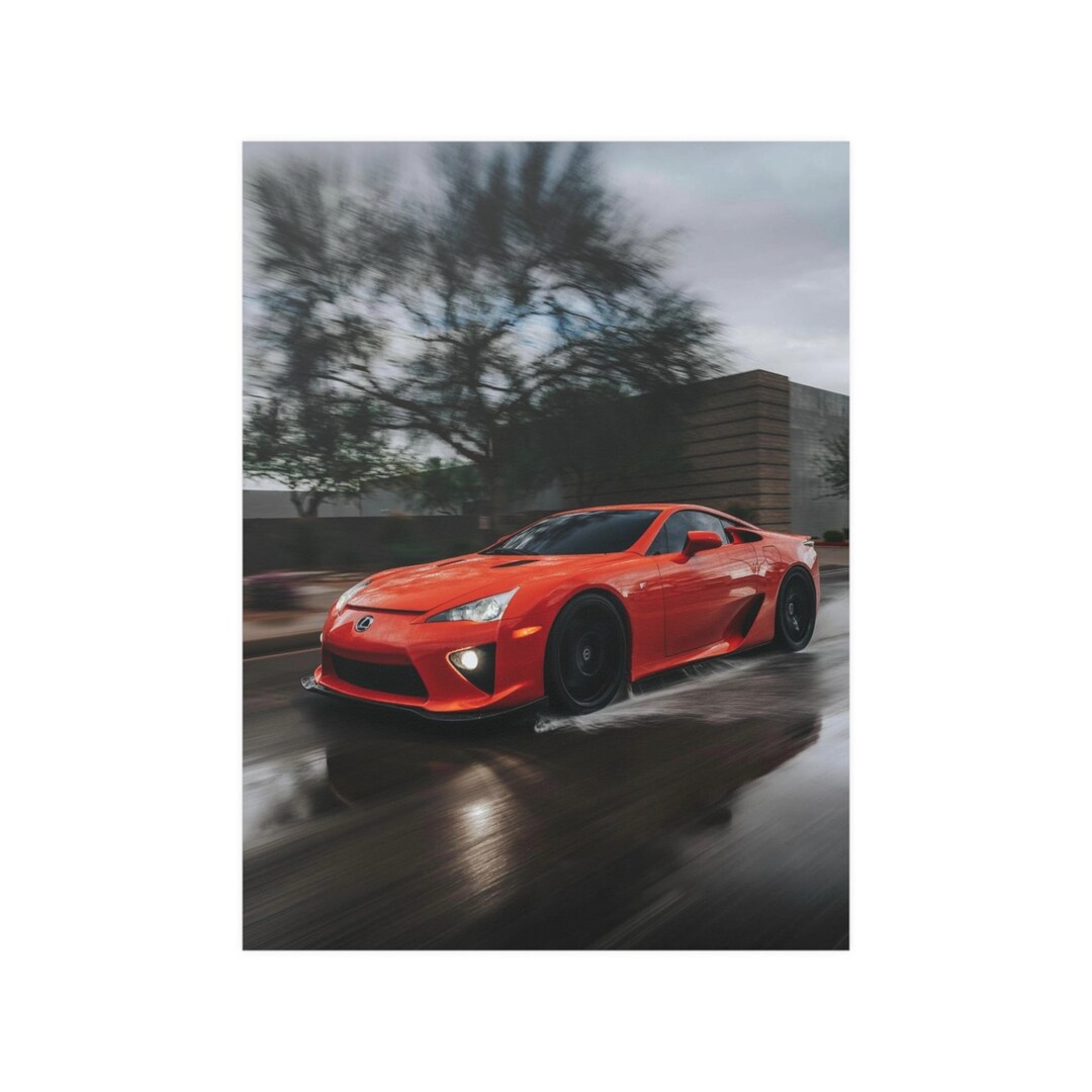 Lexus LFA Car Poster - Etsy
