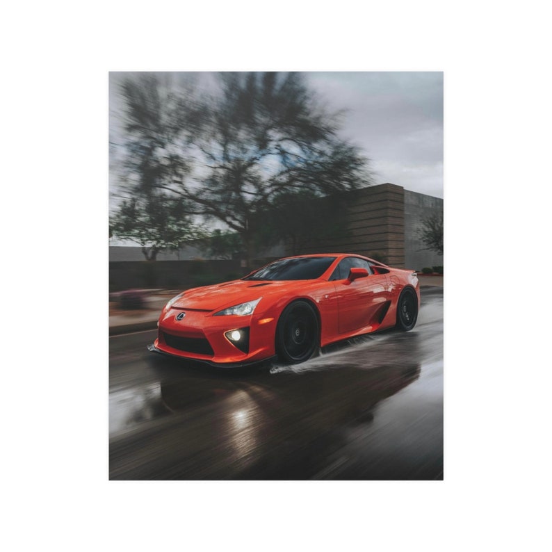 Lexus LFA Car Poster - Etsy