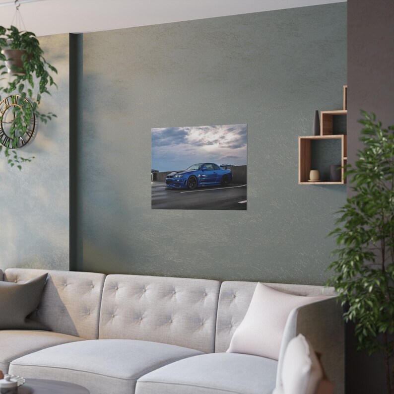 Nissan R34 GT-R Skyline Car Poster - Etsy