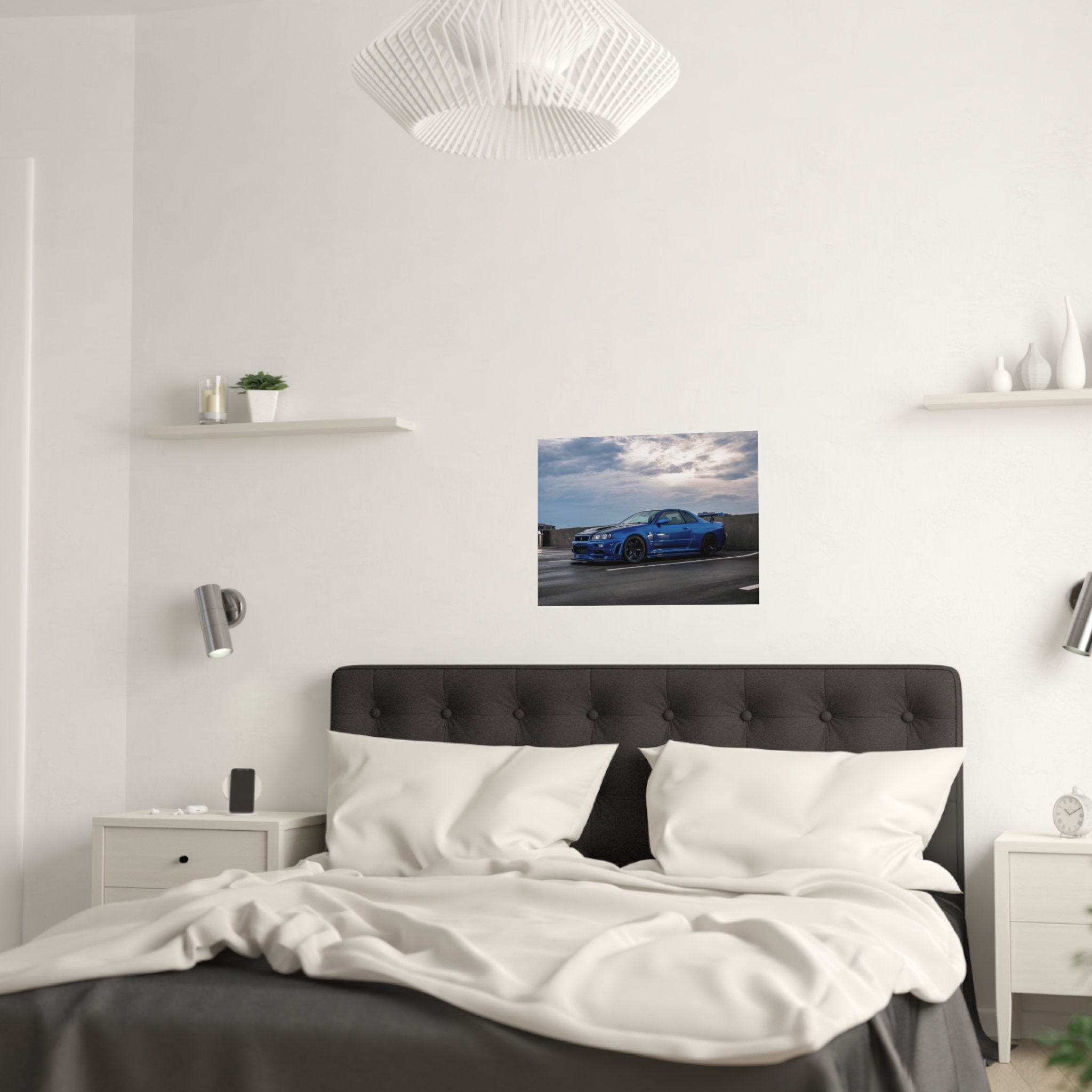 Nissan R34 GT-R Skyline Car Poster - Etsy