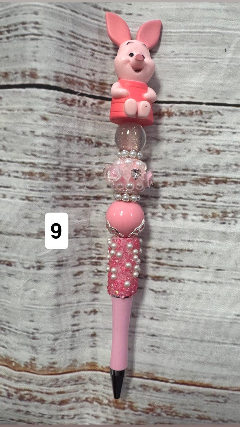 Winnie the Pooh Character Beaded Pens - Etsy