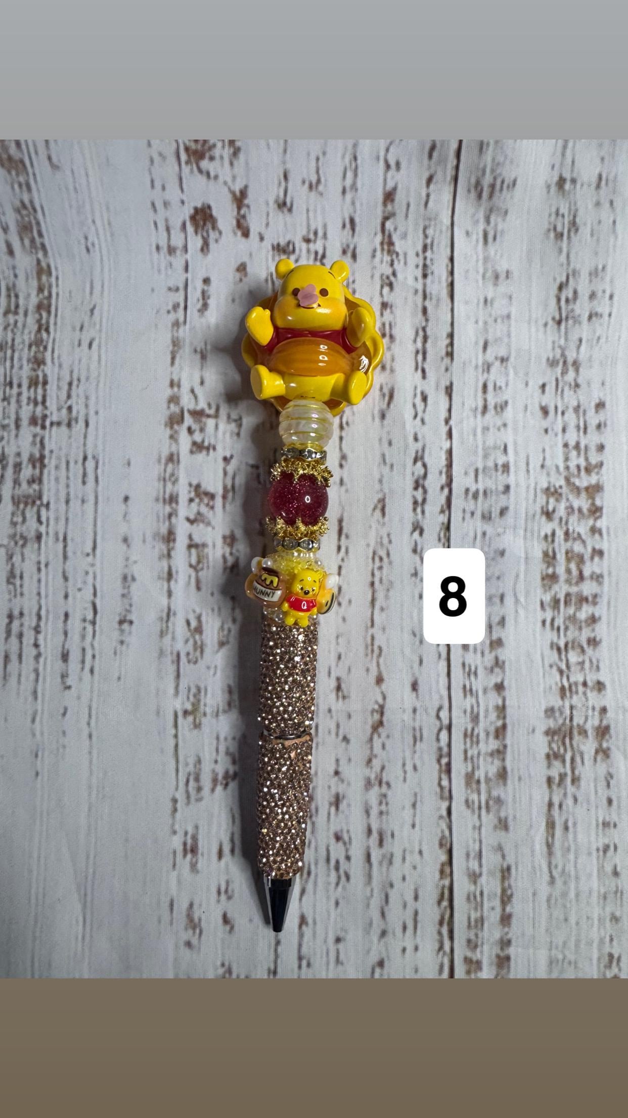 Winnie the Pooh Character Beaded Pens - Etsy