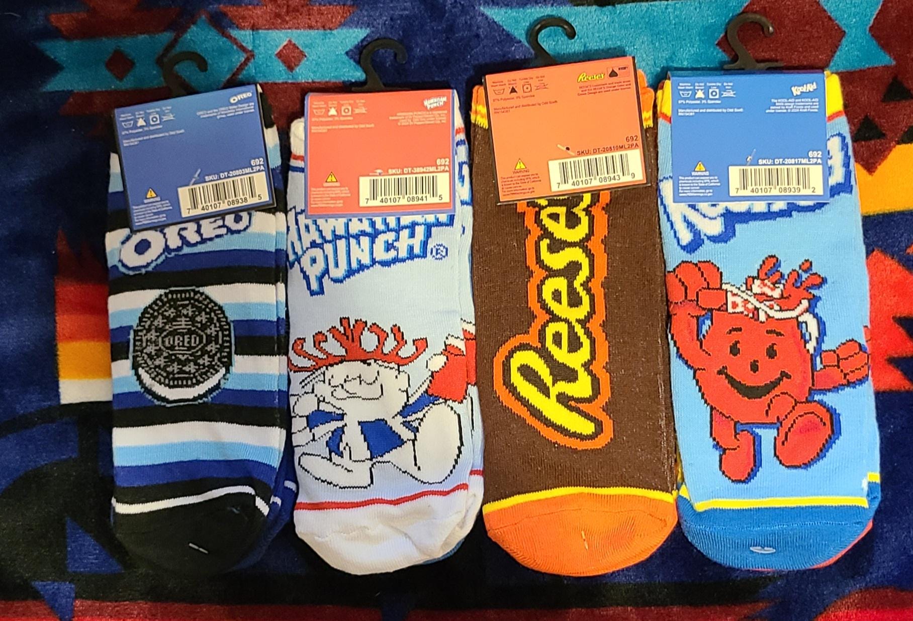 Novelty Socks Snacks Cereal Soda Chips Drinks 2 Pack - Etsy