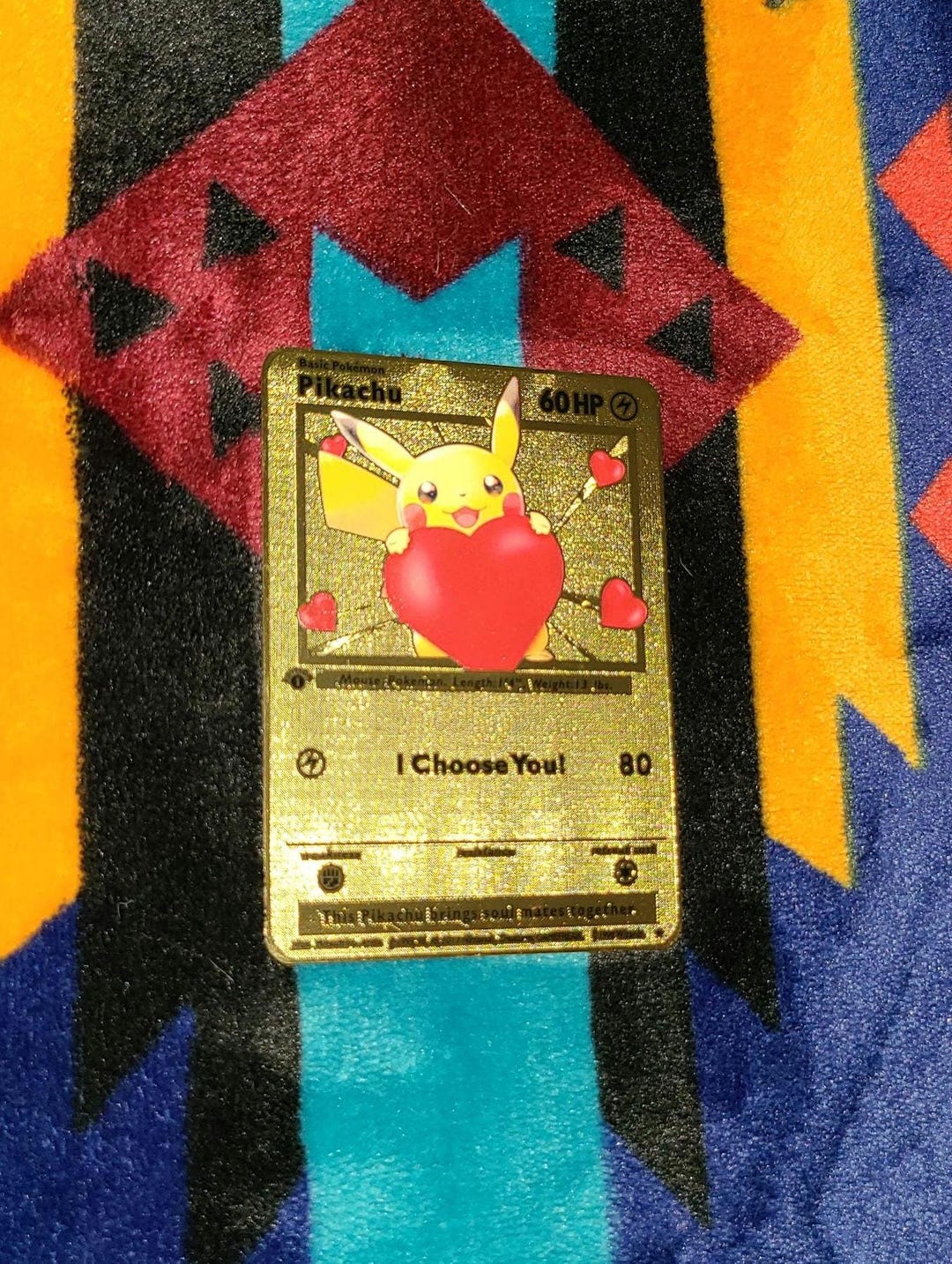 I Choose You Pikachu Love Card - Etsy
