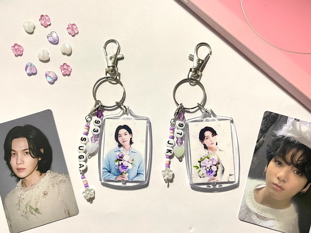 Bts Keychains I Purple You Borahae Kpop Keychain BTS Merch - Etsy