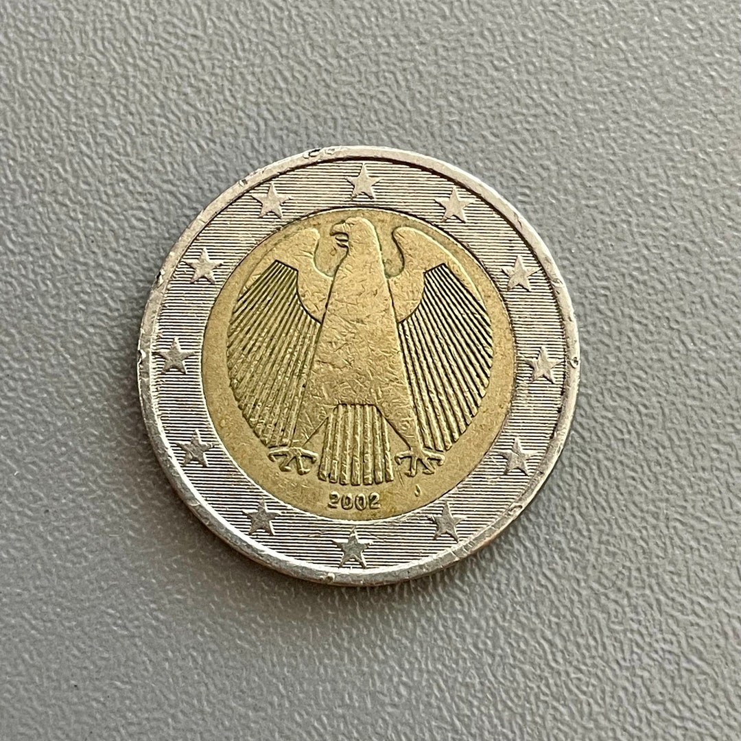 Rare 2002 German 2 Euro eagle Coin Exquisite - Etsy