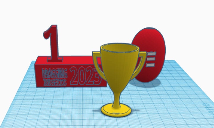 Football Tipping Trophy Bragging Rights - Etsy