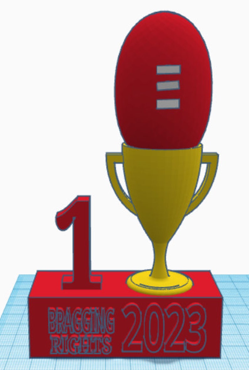 Football Tipping Trophy Bragging Rights - Etsy