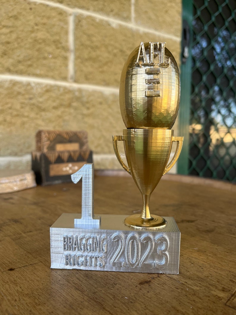 Football Tipping Trophy Bragging Rights - Etsy