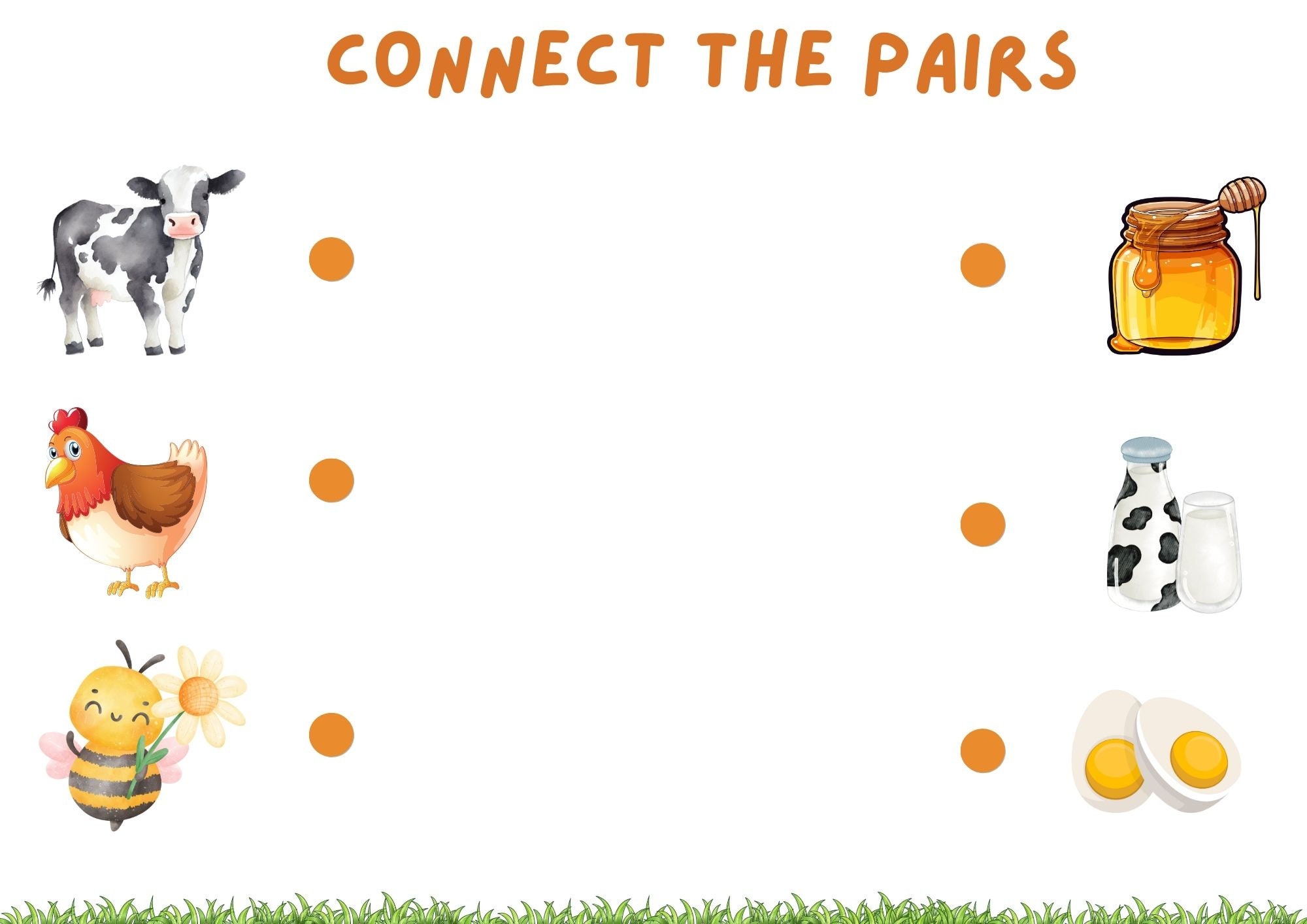 Farm Animals - Worksheets Games Puzzles Fun Activity for Kids Preschool ...