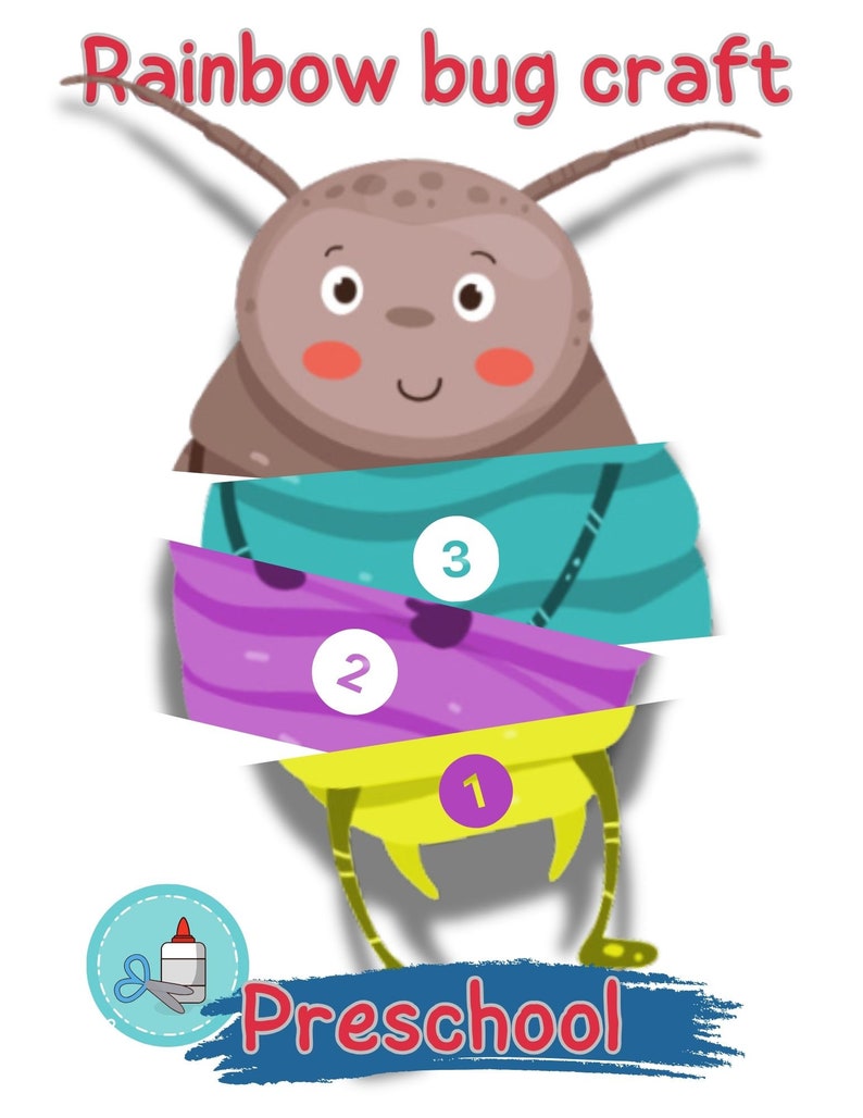 Bug Numbers 1-4 Printable Activity. Toddler and Preschool Number Order ...