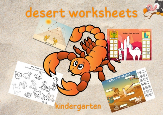 Desert Worksheets For Kids Desert Activities For Toddlers Desert