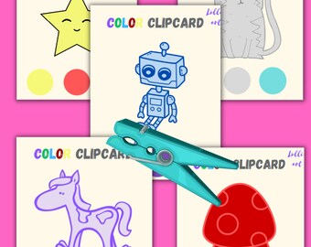 Color Resource Printables Learning Colors Basic Colors - Etsy