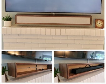 Best Floating Soundbar Shelf Sound Bar Stand Soundbar Wall Shelf Custom ...