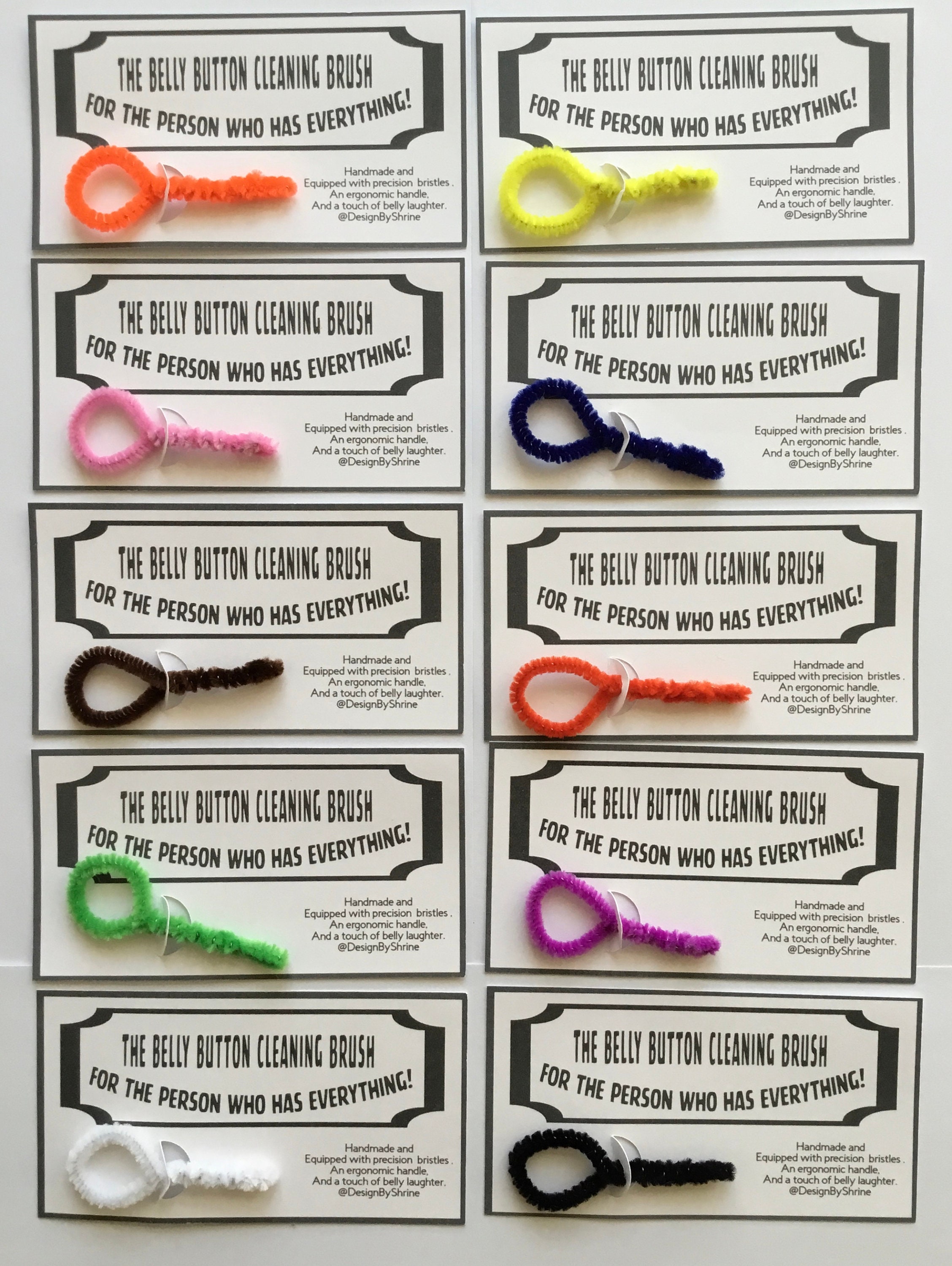 Belly Button Brush, Novelty Gift, for Him, for Her, Birthday, Fathers ...