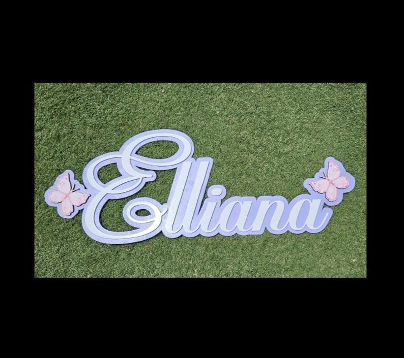 Baby Nursery Name Sign Backdrop Signage - Etsy