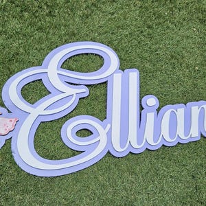 Baby Nursery Name Sign Backdrop Signage - Etsy