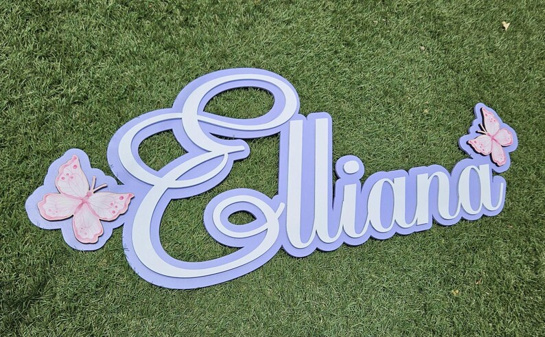 Baby Nursery Name Sign Backdrop Signage - Etsy
