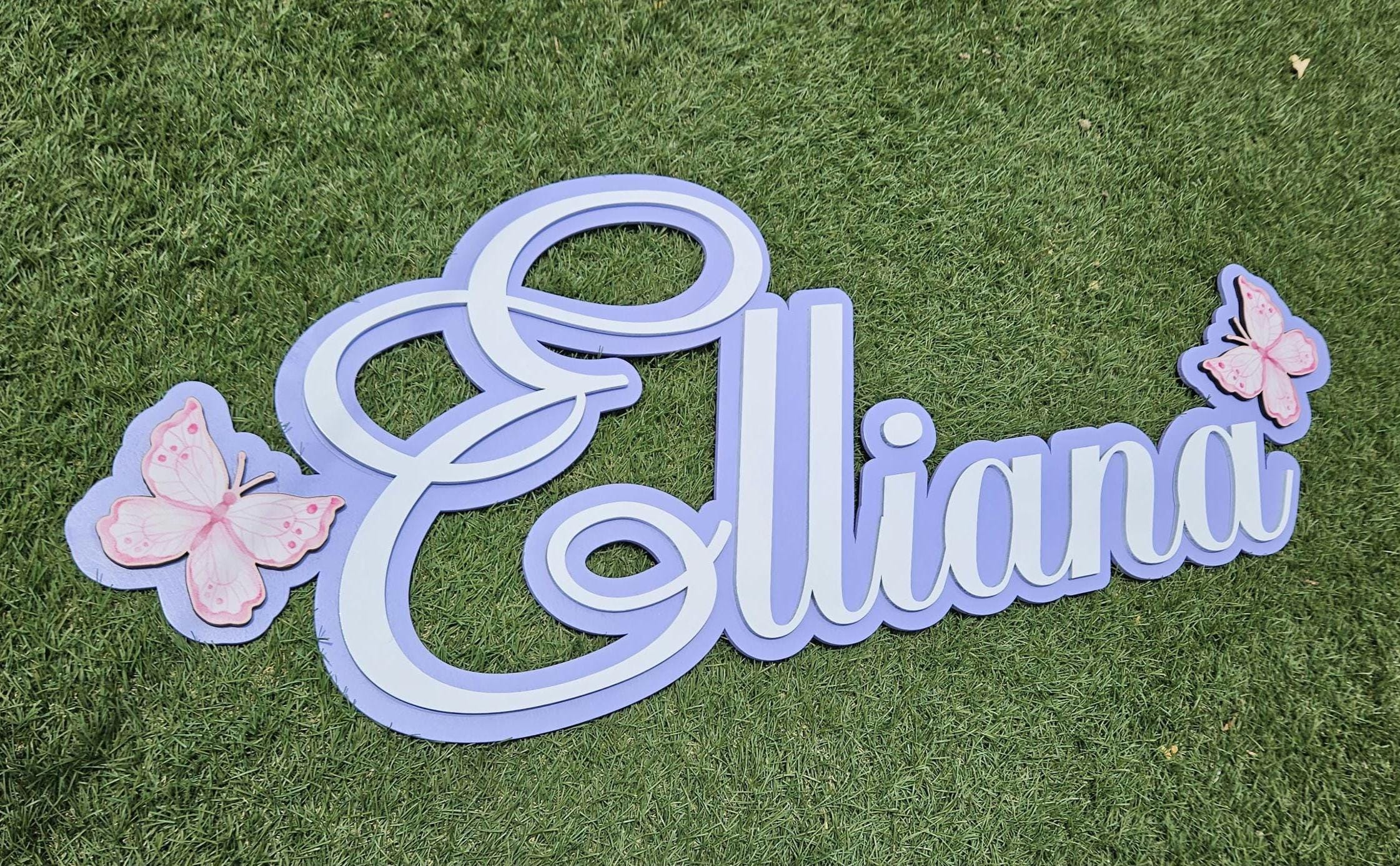 Baby Nursery Name Sign Backdrop Signage - Etsy