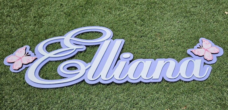 Baby Nursery Name Sign Backdrop Signage - Etsy