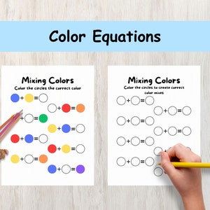 Printable Color Mixing Activity for Kids, Learn Primary and Secondary ...