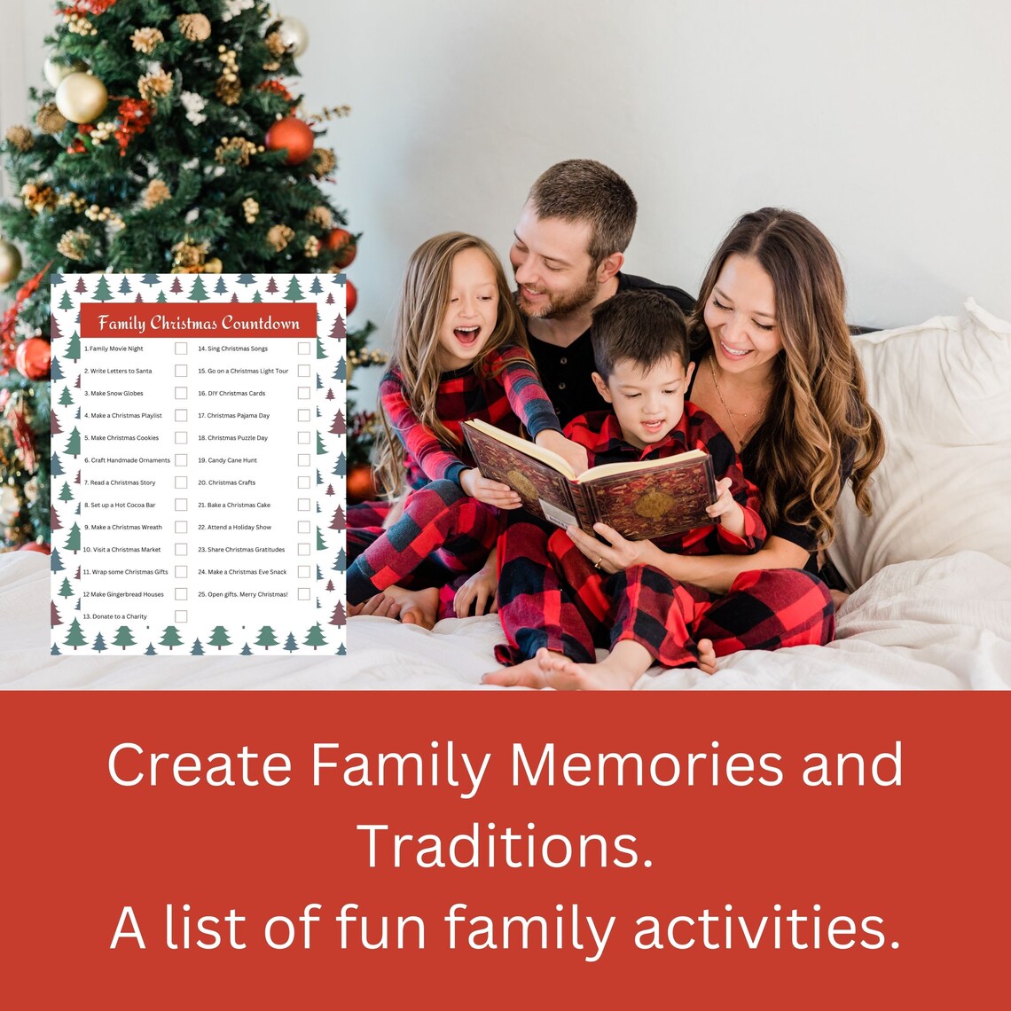 FAMILY CHRISTMAS COUNTDOWN | Printable Advent Activities for Families ...