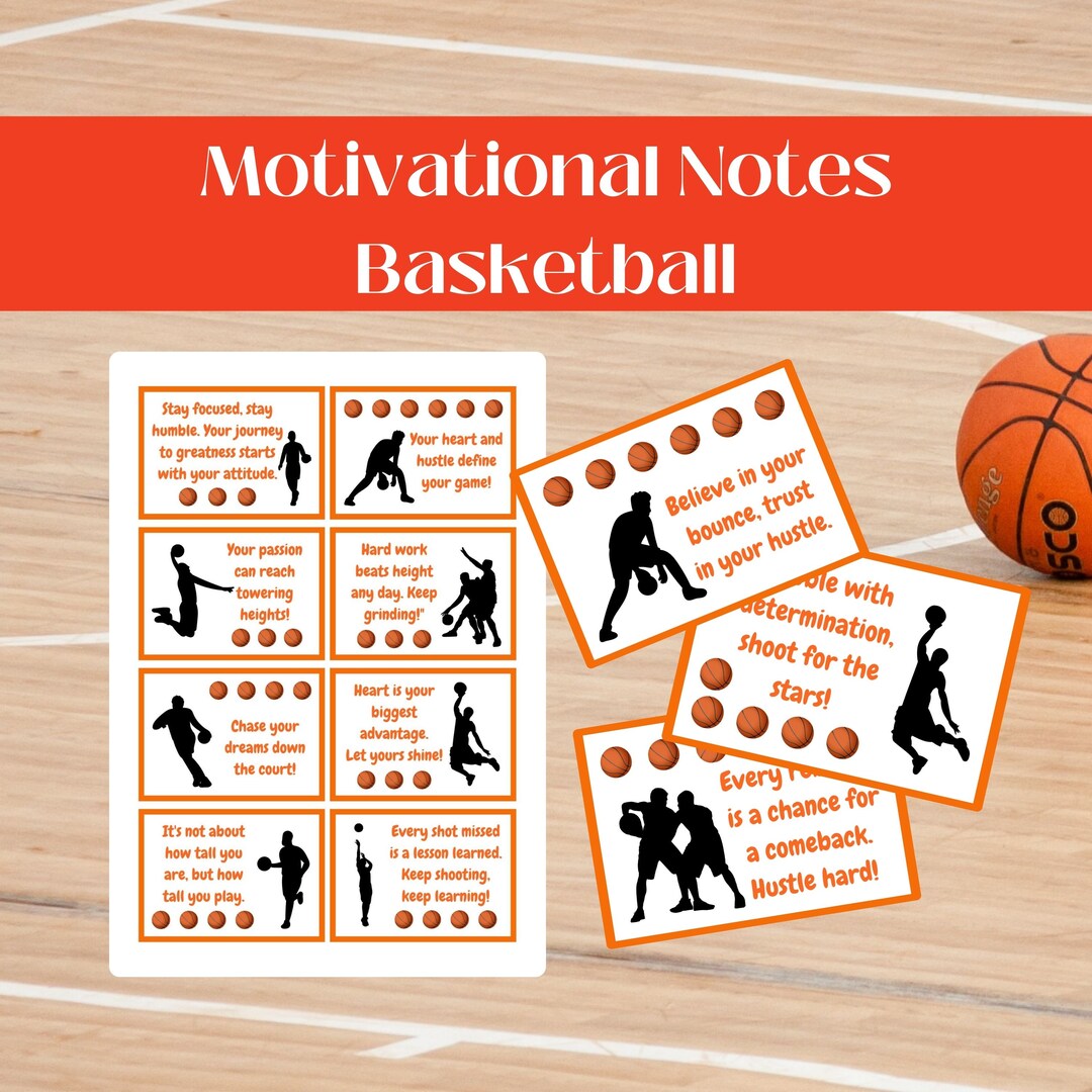 Motivational Notes, Basketball Quotes, Affirmation Cards, Positivity ...